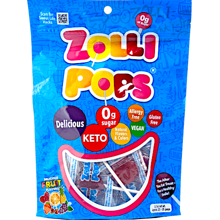 Zolli Candy Products in Canada at The Low Carb Grocery